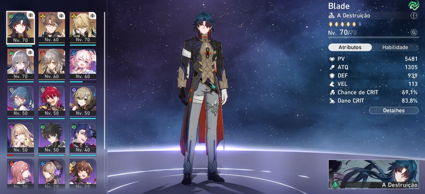 Blade + Cone - Luocha - Bronya E1 - Nd 50 - Genshin Impact - DFG