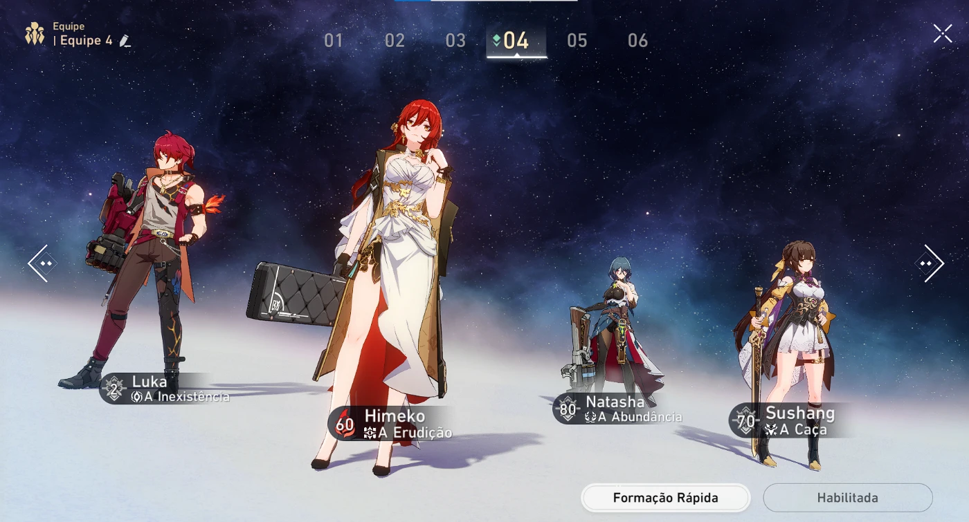 Honkai Star Rail Dps 5 Blade Seele Dan Heng Jing Yuan Bronya - Outros - DFG