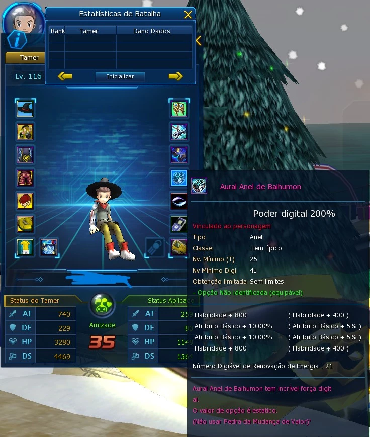 [Ladmo] Conta Com Aoa Perfect - Server Alphamon - Skill15/15 - Digimon Masters Online - DFG