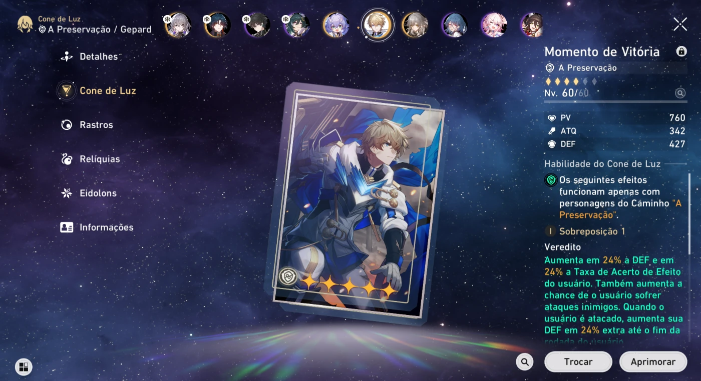 Honkai Star Rail Ar50 Blade+Cone Bailu+Cone Gepard+Cone - Genshin ...