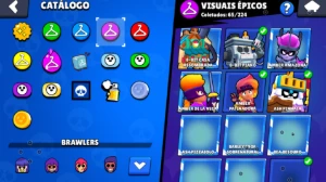 Conta Brawl Stars Muitas Skin - DFG