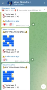 Sinais Mines Pro - Outros - DFG