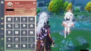 Conta Genshin Impact Ar39 - Itto/Albedo/Diluc/Mona - DFG