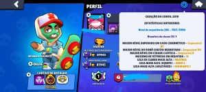 Conta Braba De Brawl Stars+ Bônus! - DFG