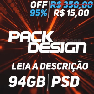 Super Pack Design 94G De Arquivos Em Psd (Leia A Descrição) - Outros - DFG