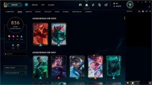 Conta Lol - Skins Raras E Mais - League Of Legends - DFG