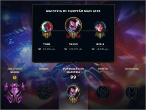 Conta Lol Mestre Pra Vender Logo - League Of Legends - DFG