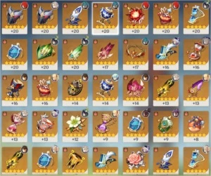 Conta Genshin Albdo + Diluc + Venti + Qiqi + Zhongli + Mona - Genshin ...