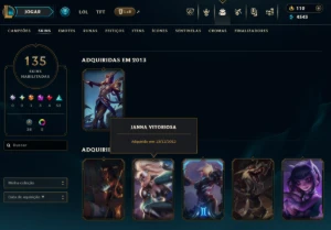 Conta League Of Legends Season 2, Janna Vitoriosa/Rivencamp Lol - DFG