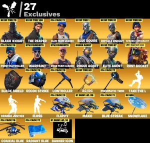 Conta Fortnite 43 Skins | Cavaleiro Negro | Stw Og |2250 Vb - DFG