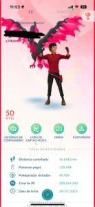 Conta Pokemon Go Lvl 50 - DFG