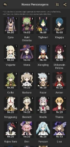 Conta Genshin - Cyno C1 - Genshin Impact - DFG