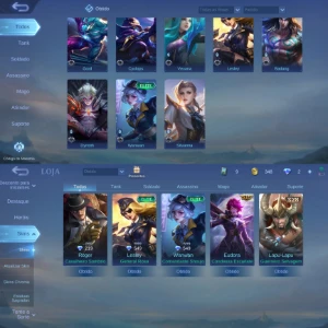 Conta Épico V. Possui A Freya(499 Dima) Lesley E Ww(Skins) - Mobile ...