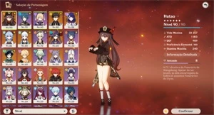 [Na]Ar 55 Hutao + Báculo De Homa + Ayaka + Raiden + Ganyu ++ - Genshin ...