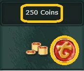 250 Tibia Coins - DFG