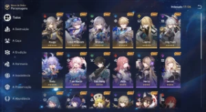 Honkai Star Rail Luocha + Loba Prateada + Jing Yuane1+Cone+ - Outros - DFG