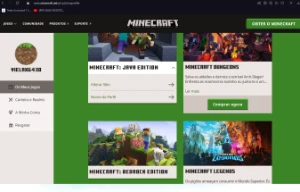 Minecraft Full Acesso + Capa Brinde (Java & Bedrock Edition) - DFG