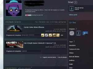 Conta Cs Go 2 Anos Prime Prata Elite - Counter Strike - DFG