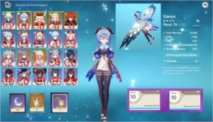 Genshin Impact Ar44+ Ganyu, Klee, Albedo, Diluc, Keqing - DFG