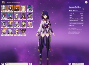 Conta De Genshin Com Diluc, Raiden E Shenhe Ar18 America - Genshin ...