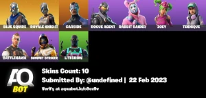 Fortnite Conta Nfa S2, S4 + 1050 Vbucks - DFG