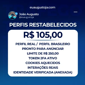 Conta Do Facebook Com Identidade Verificada No Brasil - Redes Sociais - DFG