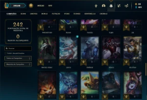 Conta Prata 4 Com 70 Champs E 31 Skins ( Main Sup ) - League Of Legends Lol - DFG