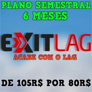 Exitlag Plano Semestral - 6 Meses ( Key De Ativação ) - Softwares And ...