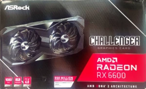 Placa De Vídeo Rx6600 Amd Asrock - Produtos Físicos - DFG