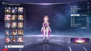 Honkai Star Rail Ar 68 Fu Xuan E2+Bis Jing Yuan + Bis E + - Outros - DFG