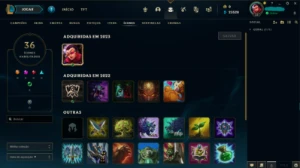 Conta Lol Ferro 4 - Com Skin Do Zed Jurado De Morte - League Of Legends ...