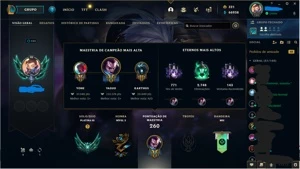 Conta Lol Com Todas Skins !1347 Skins E Pax Jax Skin Rara ! - League Of ...