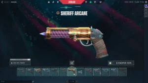Conta Full Acesso Kit Champions 2021 + Sheriff Arcane - Valorant - DFG
